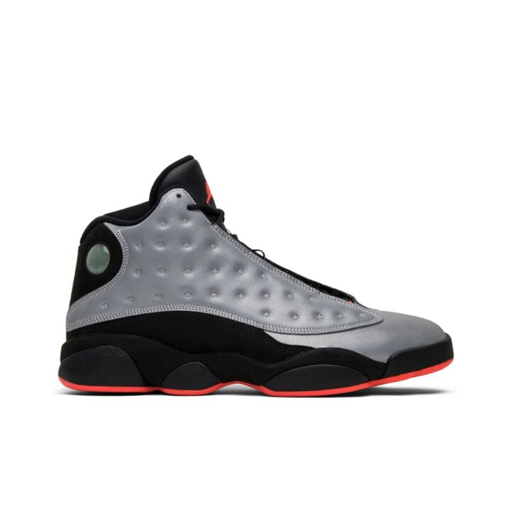 Jordan Air Jordan 13 Retro 3M Reflective Silver 红外线 反光 高帮 篮球鞋 灰黑 696298 ...